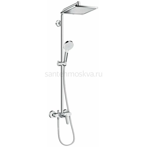 Купить душевую стойку Hansgrohe Crometta E 240 1jet Showerpipe 27284000 ...