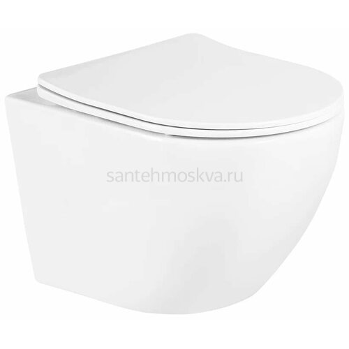 Купить подвесной унитаз Belbagno UNO BB3105CHR/SC с микролифтом в ...